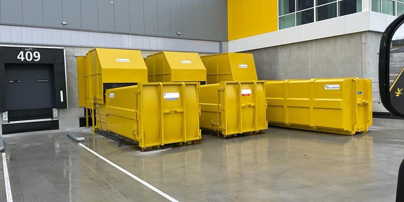 Using waste hardware for efficient waste handling