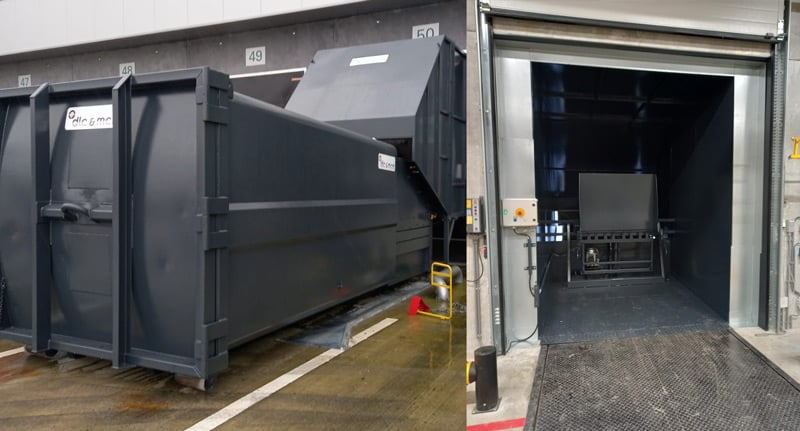 Using waste hardware for efficient waste handling