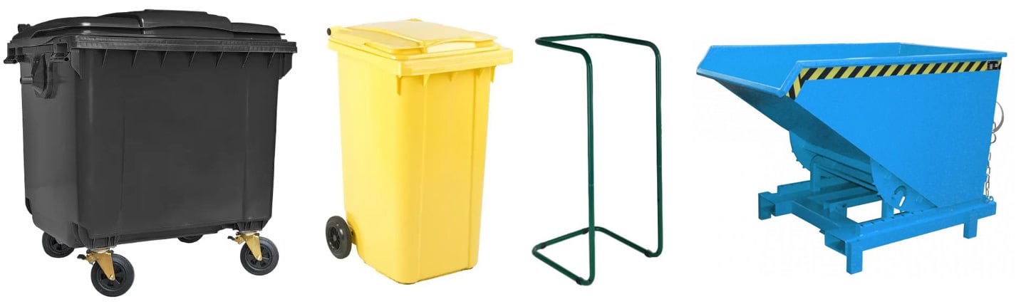 Using waste hardware for efficient waste handling