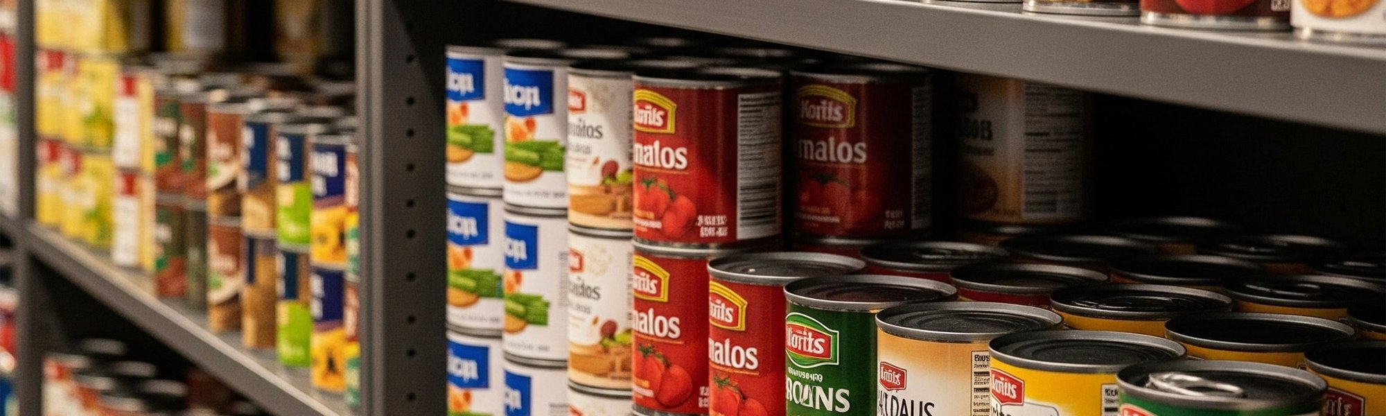 Zero Waste office: canned food
