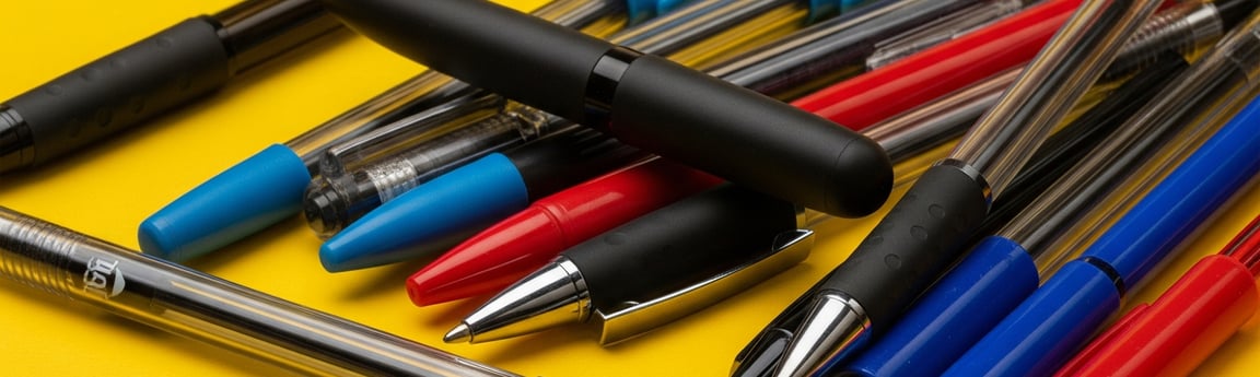 Zero Waste office: empty pens