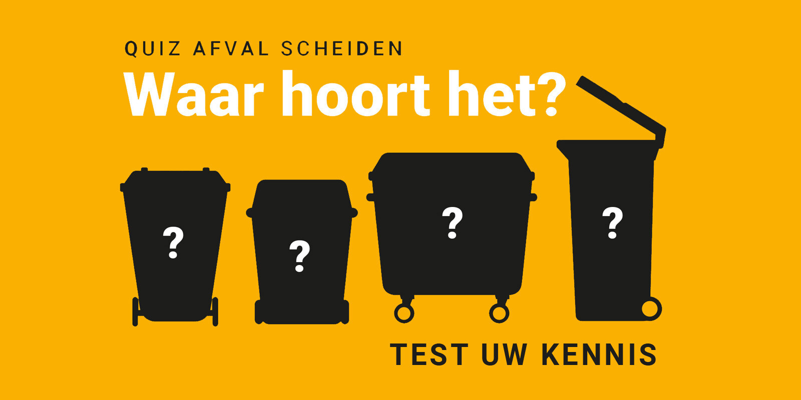 Test your knowledge of waste separation